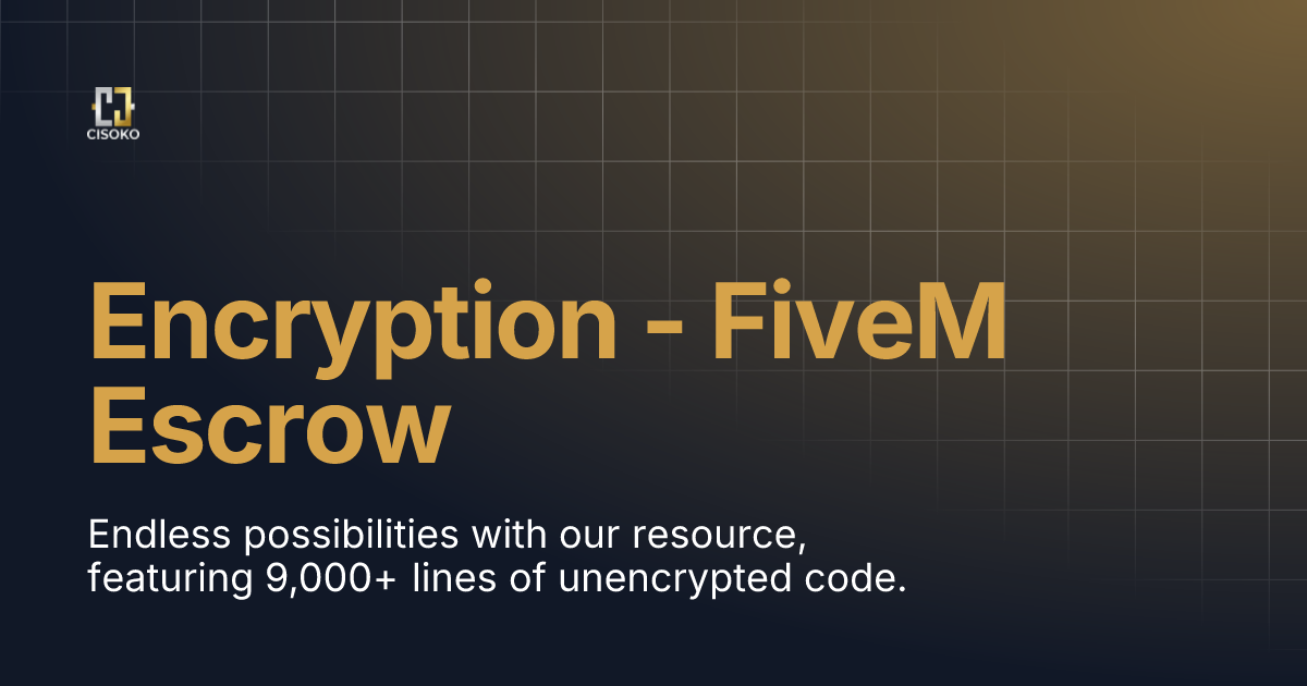 Encryption - FiveM Escrow