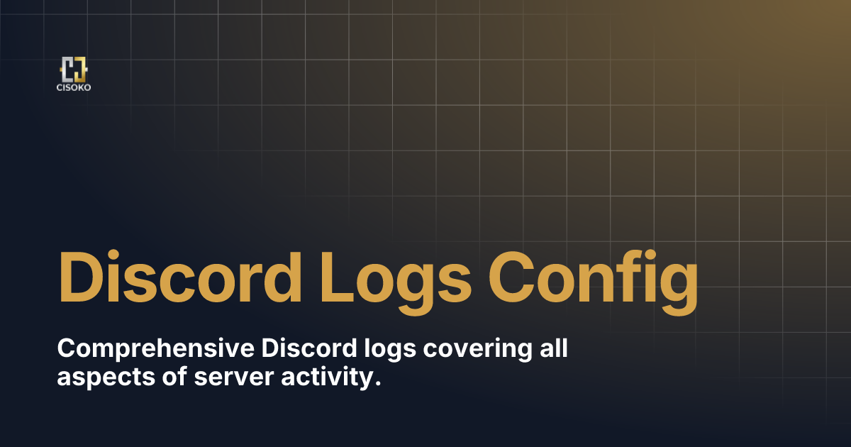 Discord Logs Config