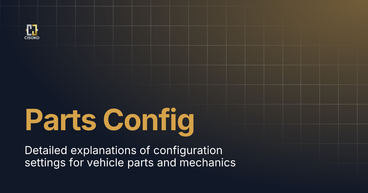 Parts Config