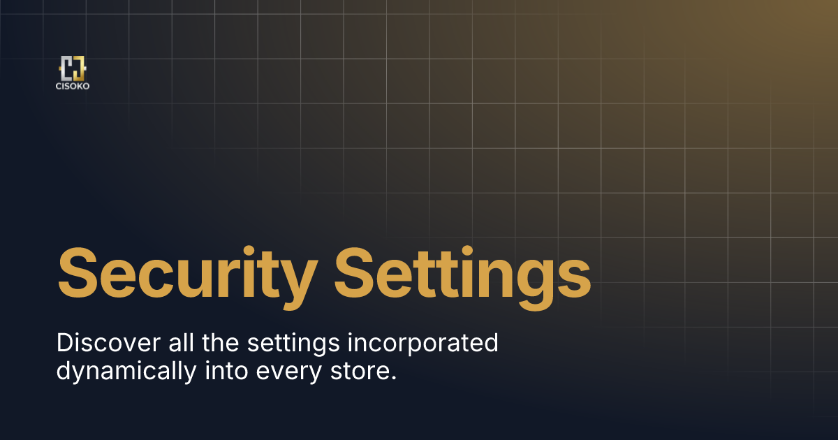 Security Settings