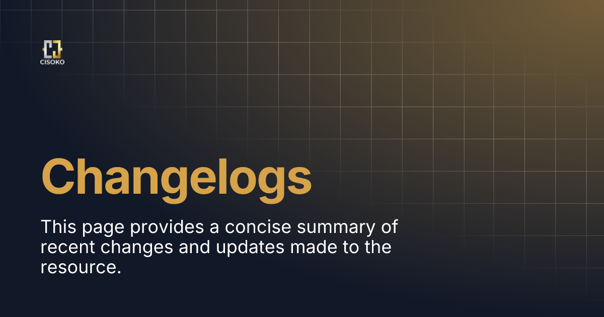 Changelogs